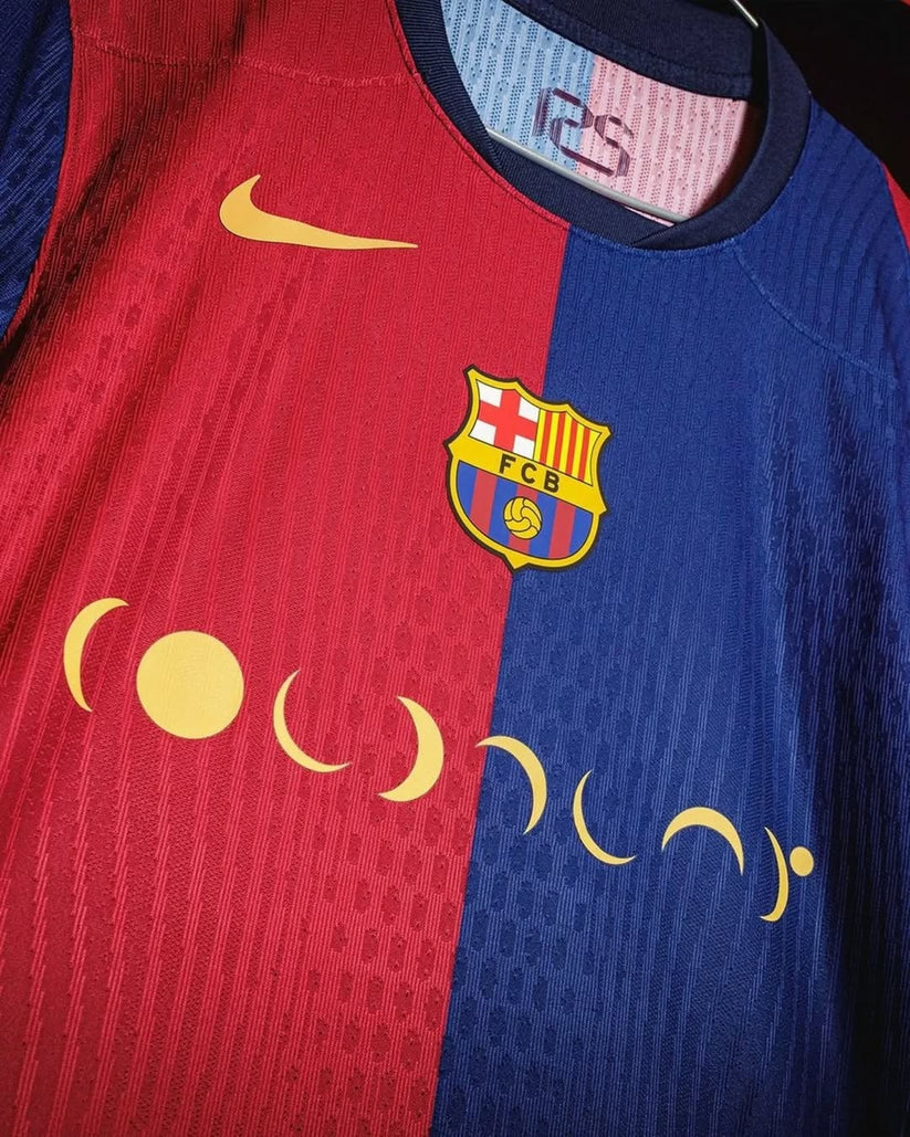 FC Barcalona X Coldplay Home Jersey (Player Version) – Champions Kit