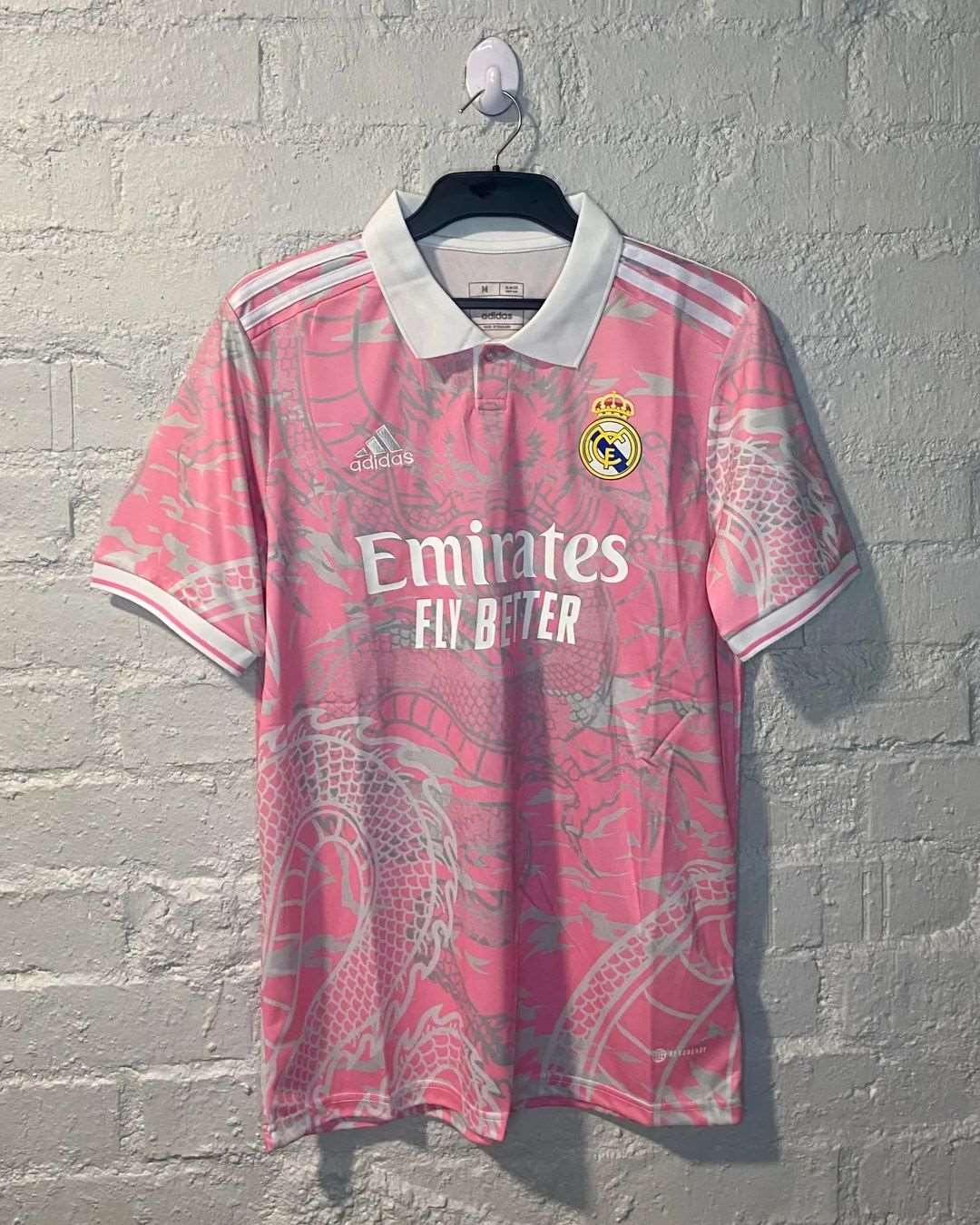 Real Madrid Pink Dragon Jersey(Player Version) – Champions Kit