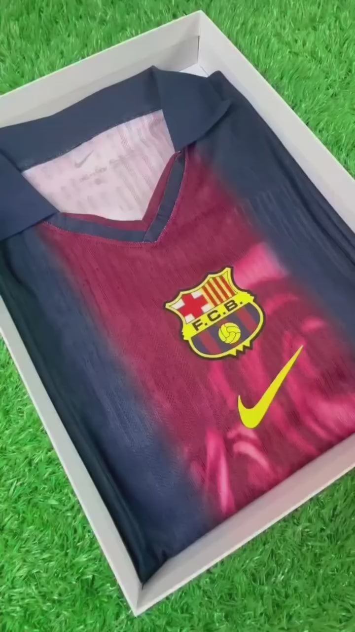 FC Barcelona x Travis Scott Retro 2001 Jersey (Player Version ...